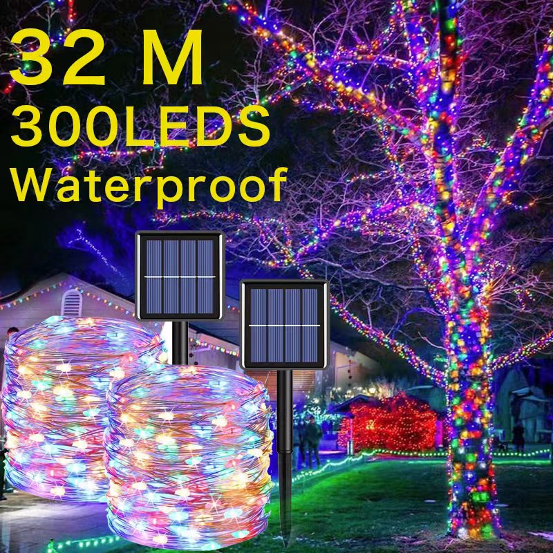 32M 7M 12M 22M 200/300leds Solar light outdoor lighting solar lampu ...