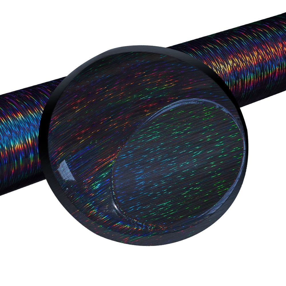 Neo Chrome Holographic Rainbow Brushed Film Vinyl Wrap Sheets Sticker ...