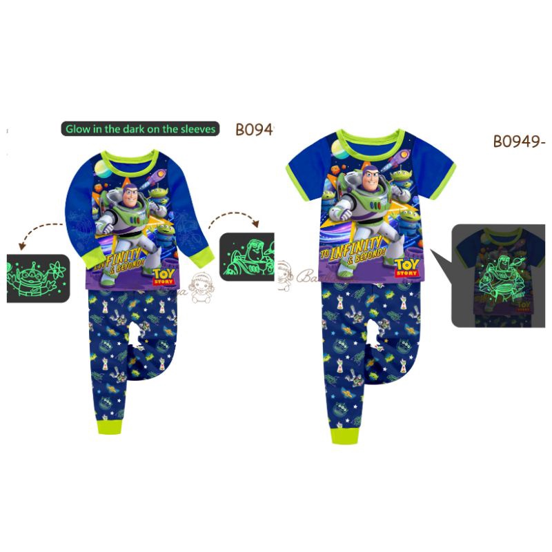 Barbieliya Pyjamas TOY STORY Kids Sleepwear Glow in The Dark TOY STORY ...