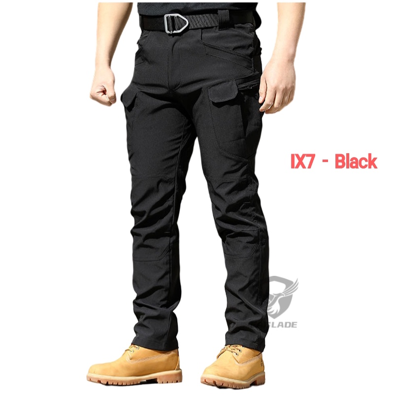 Eaglade Black Tactical Cargo Pants for Men in Black IX7 | Shopee Malaysia