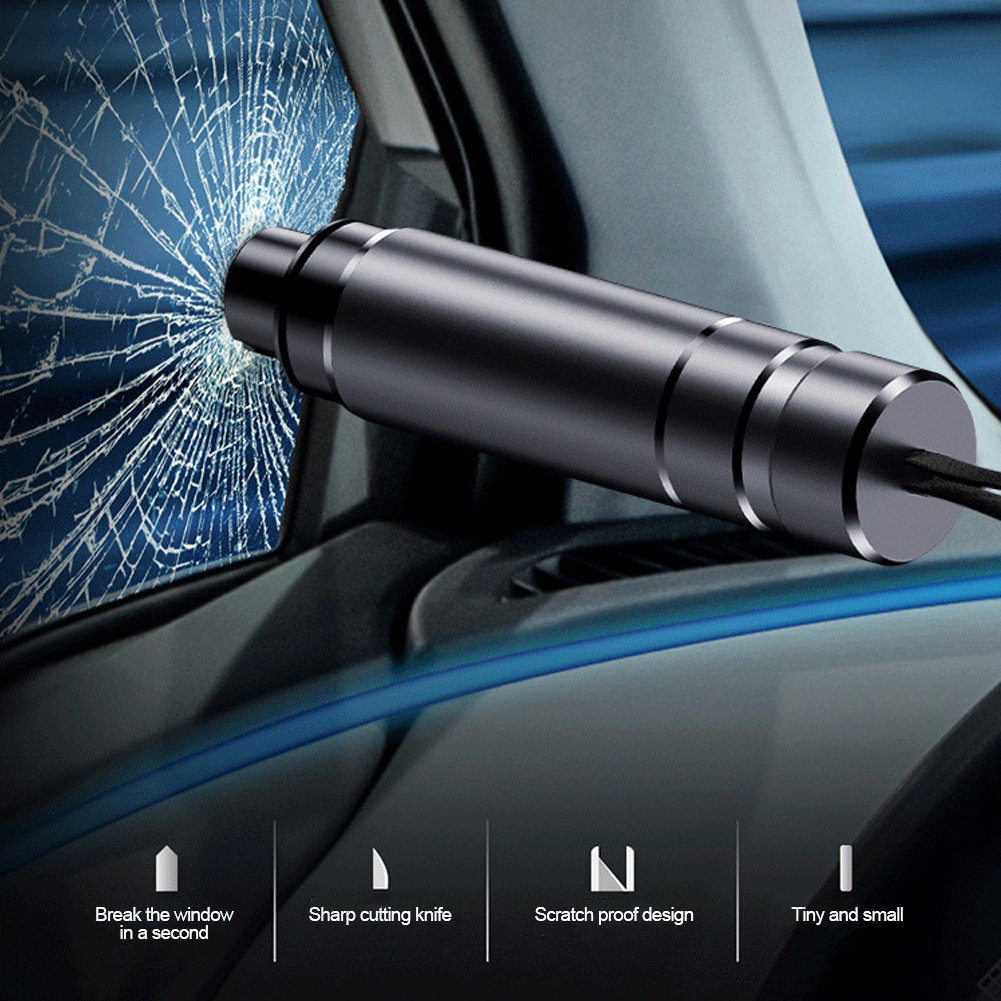 Car Safety Hammer Window Breaker Emergency Escape Safety Tool Life ...