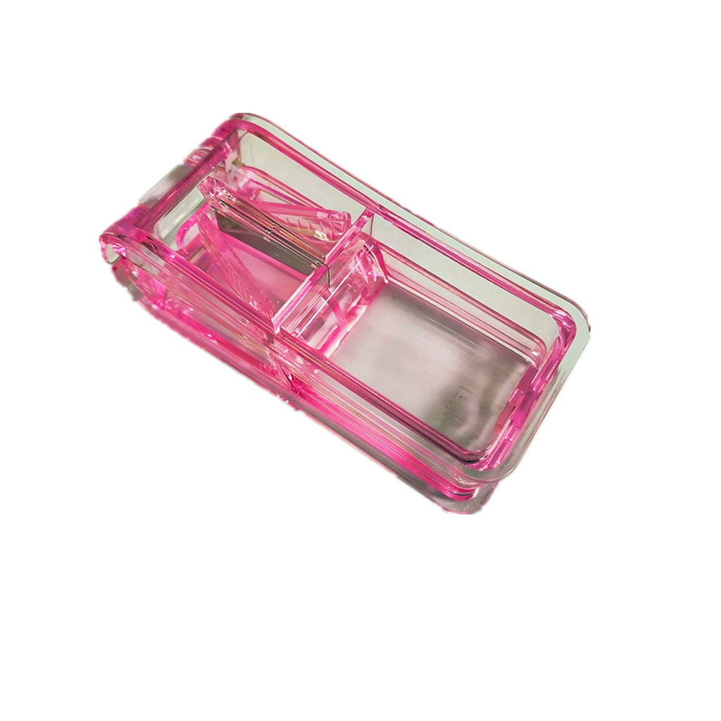 Outdoor Travel Portable Pill Cutter Medicine Slicer Box Transparen Pill ...