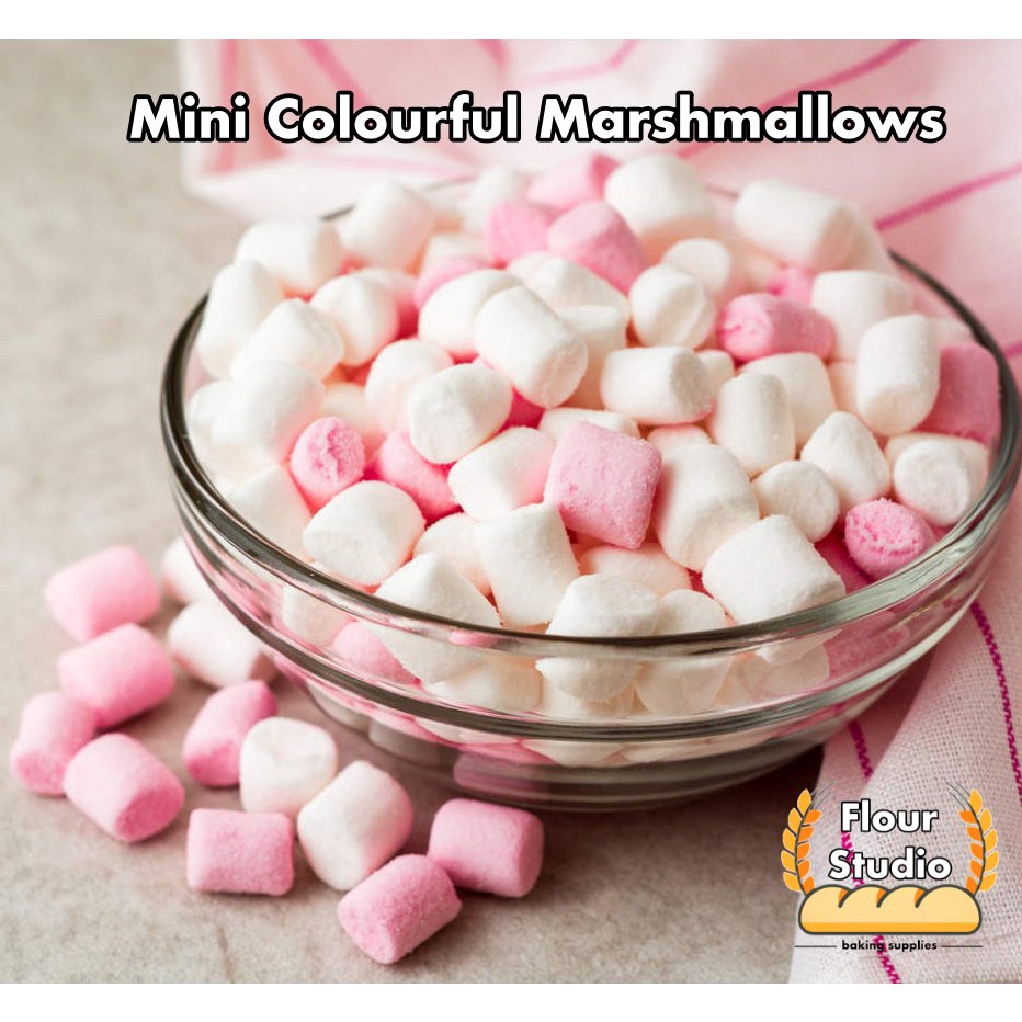 HALAL Mini Marshmallow Colourful, 棉花糖, Mini Marshmallow | Shopee Malaysia