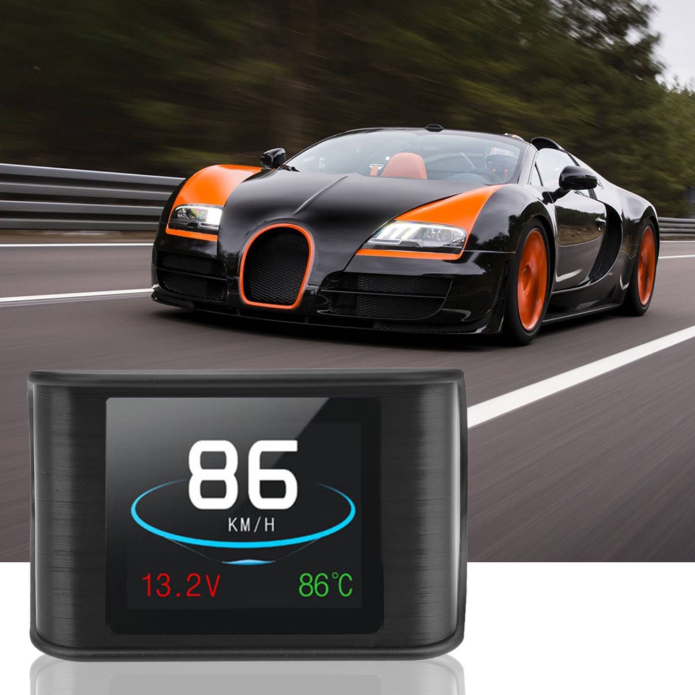 OBD Smart Digital Meter HUD P10 Multi-function Head Up Display Car ...