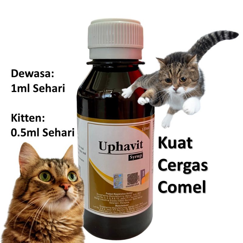 UPHAVIT SYRUP MULTIVITAMIN BOLEH TAMBAH SELERA MAKAN 120ML (Exp 02/2027 ...