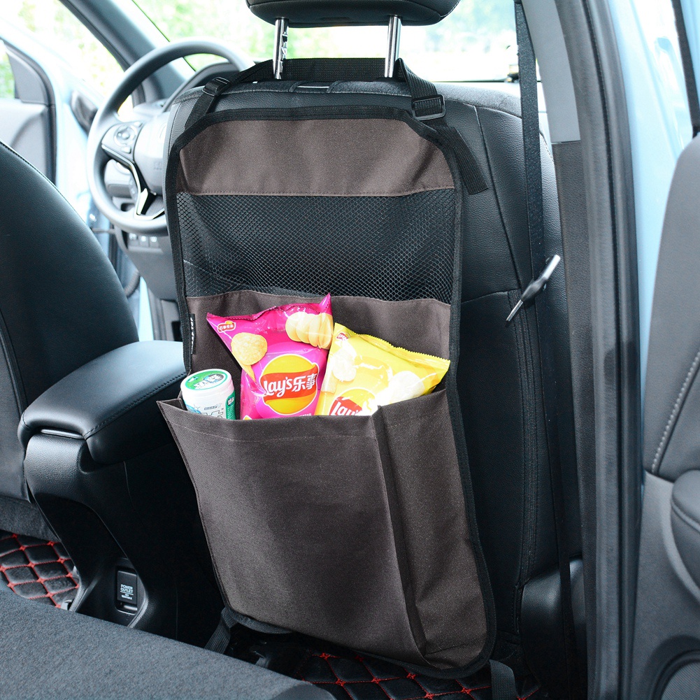 Oxford Cloth Car Seatback Storage Bag Auto Interior Tidy Organizer ...