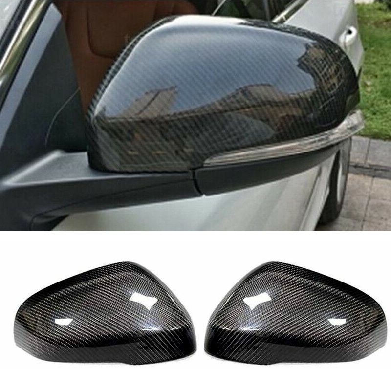 Carbon Fiber Side Mirror Covers Caps Housing Fit for Volvo S60 V60 V40 2011 2012 2013 2014 2015 ...