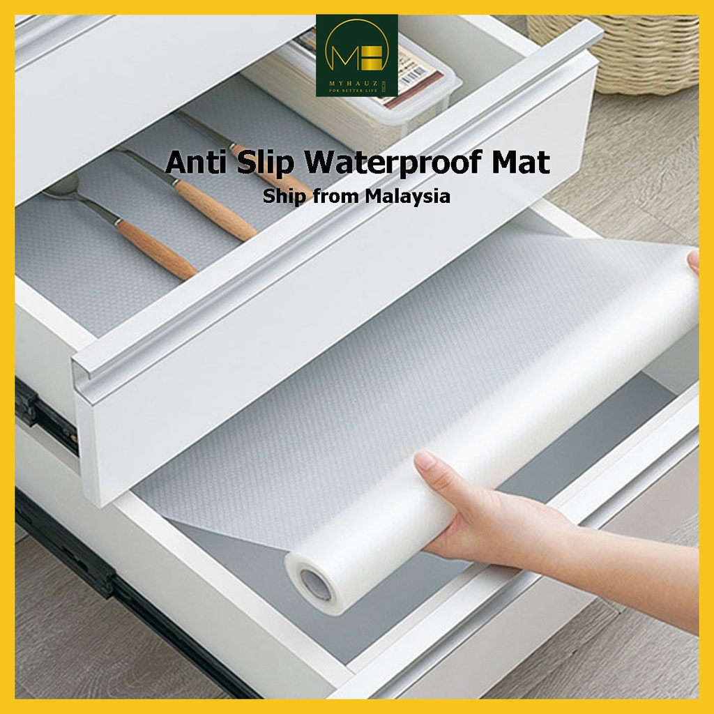 Drawer Mat Cabinet Anti Slip Mat EVA Material Drawer Liner Alas Laci ...