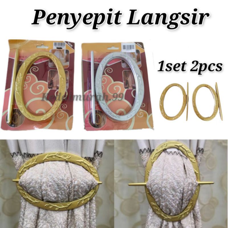 2pcs Curtain Clips/Pengikat langsir/Curtain Hook/Penyepit langisr ...
