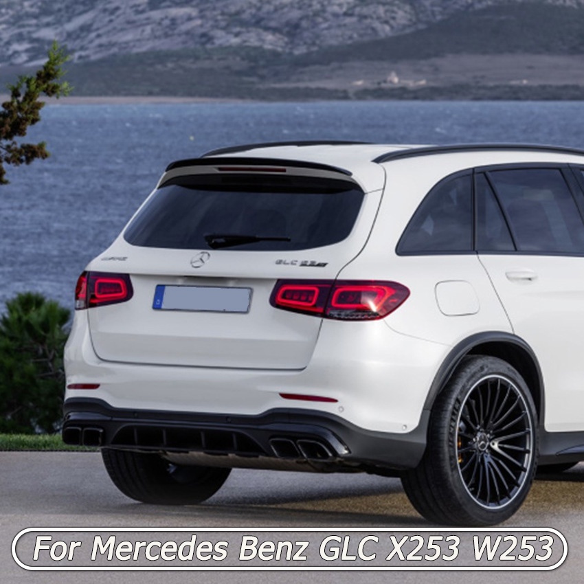 For Mercedes Benz GLC X253 W253 GLC43 GLC63 GLC200 GLC260 GLC300 AMG Rear Roof Spoiler Wings ...