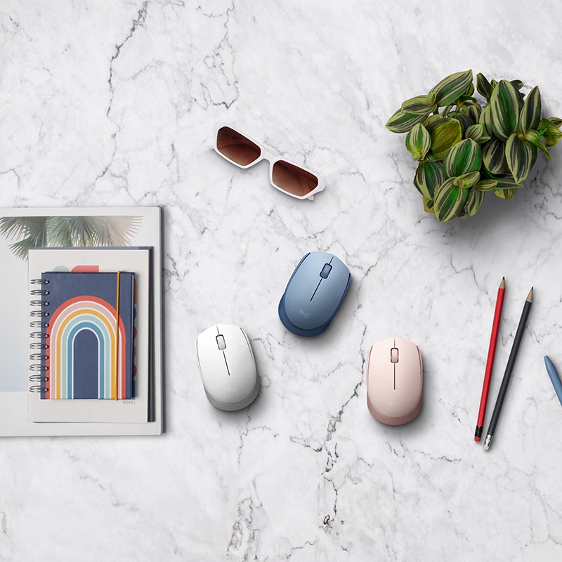 Logitech M172 Wireless Mouse Desktop Laptop USB Small Portable Office ...