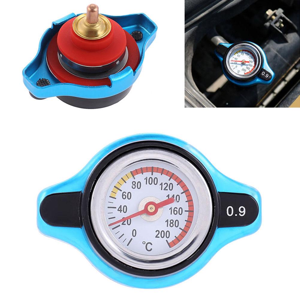 VODOOL Car Motorcycle Radiator Cap Temperature Meter With Utility Safe ...