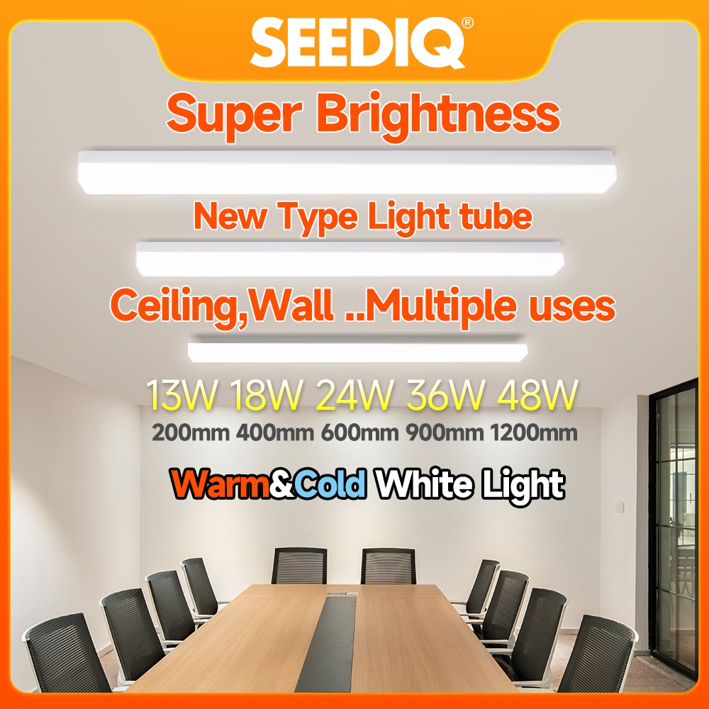 SEEDIQ LED Lampu Siling Rectangle Led Ceiling Lights 13W 18W 24W 36W 48W LED Emergency Light ...