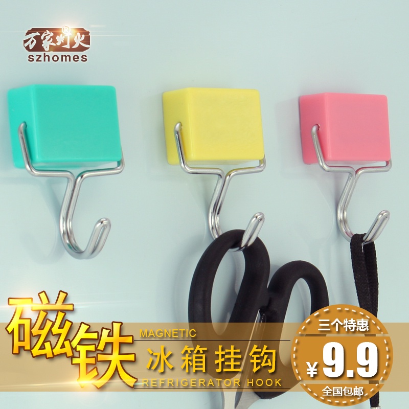 Tiada kesan tebukan tanpa paku yang menanggung beban cangkuk magnet sedutan super pelekat peti ...