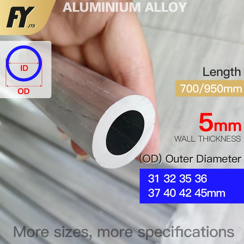 FUYI aluminum tube 5mm wall thickness 300mm 500mm length High Quality ...