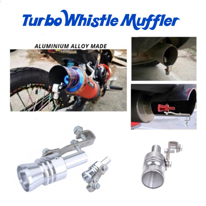 Motorbike Car Exhaust Fake Turbo Sound Whistle Exhaust Pipe Tail pipe ...
