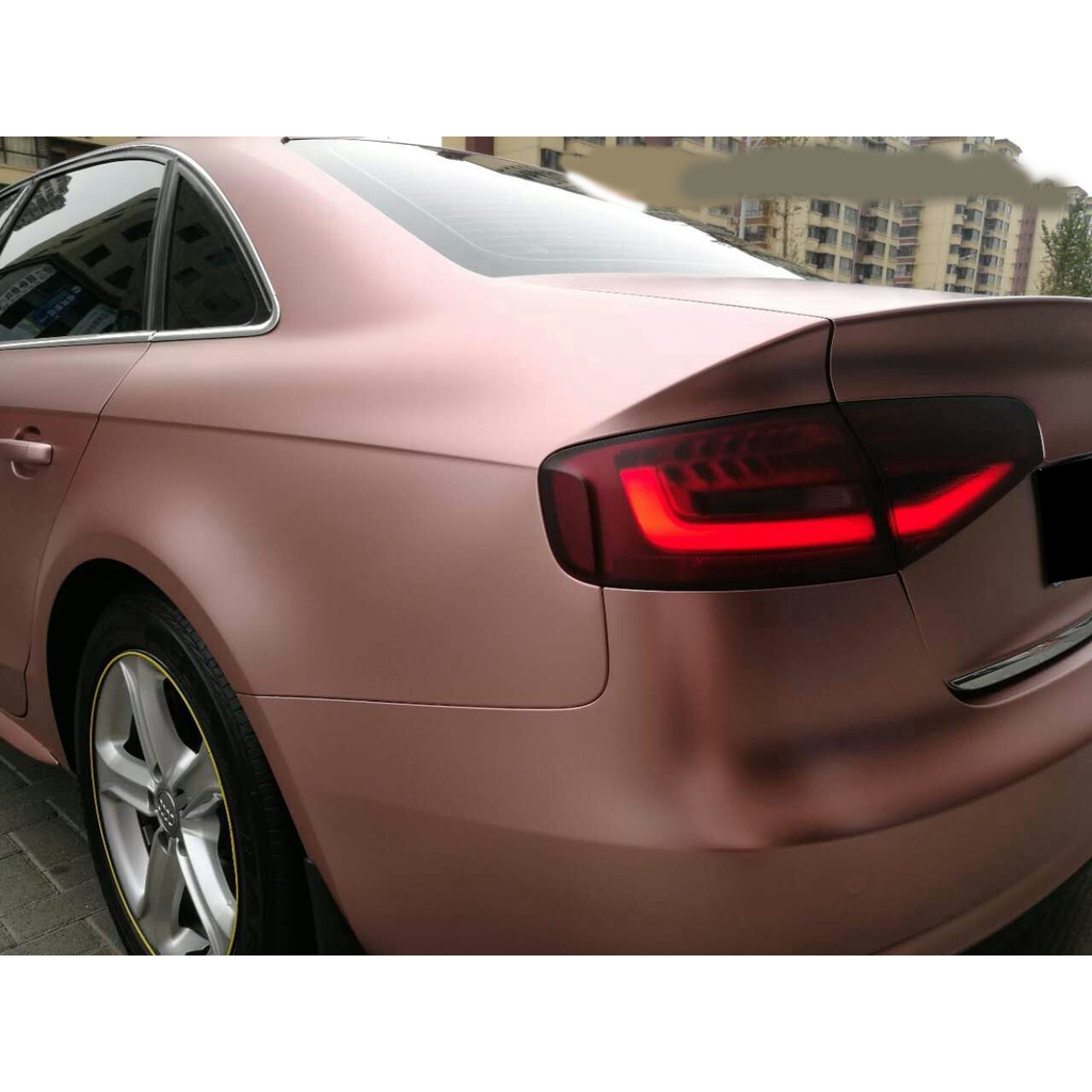 1.6M x 1.5M Electric Rose Gold Vinyl Wrap for Car Hood Roof Top Styling ...