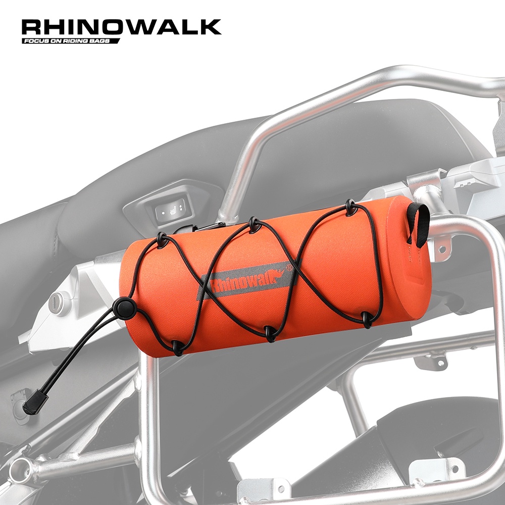 Rhinowalk waterproof motorcycle crash bar bag handlebar bag reflective ...