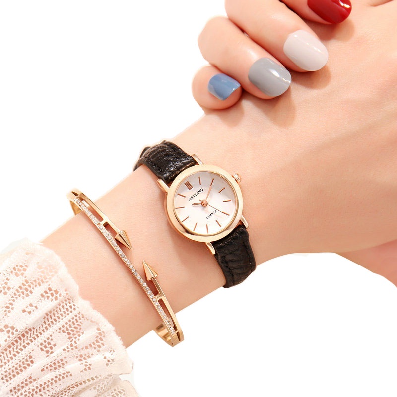 Watch Women Fashion Korean PU Strap Small Watch Student Watch Casual ...