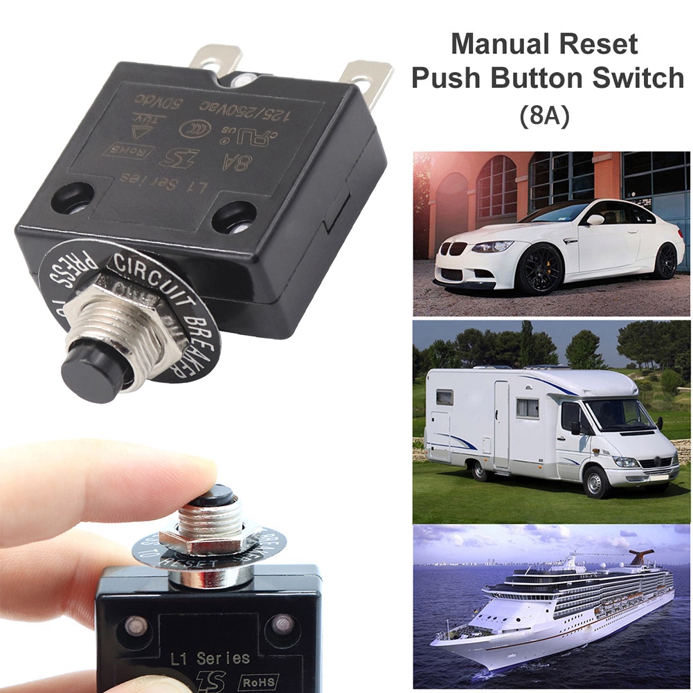 Thermal Switch Circuit Breaker Overload Protector with Terminal ...