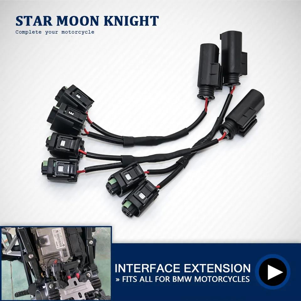 Motorcycle Quick Connect Cable Set Shunt Circuit Socket Extension ...