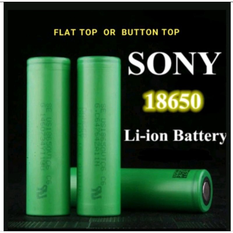 Sony 18650 3.7V 2800mAh VTC6 Rechargeable Lithium Ion Battery OEM ( US ...