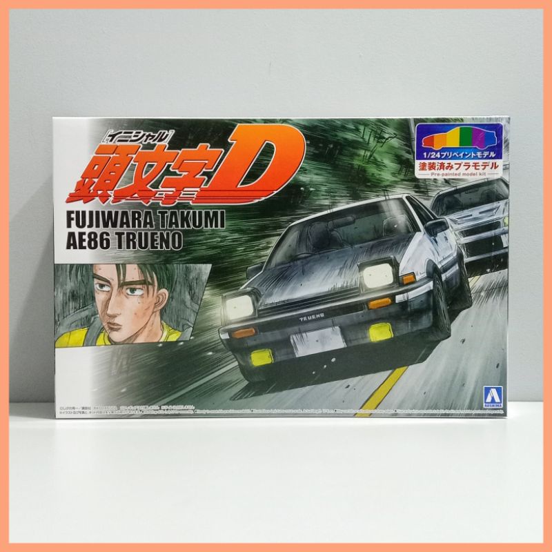 1/24 AOSHIMA (Pre Painted) Initial D Fujiwara Takumi Toyota AE86 Trueno 1:24 Scale | Shopee Malaysia