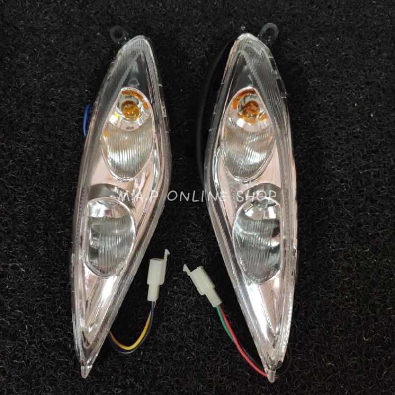Yamaha Lc135 V1 First Model Front Signal Lamp Signal Depan Light Clear