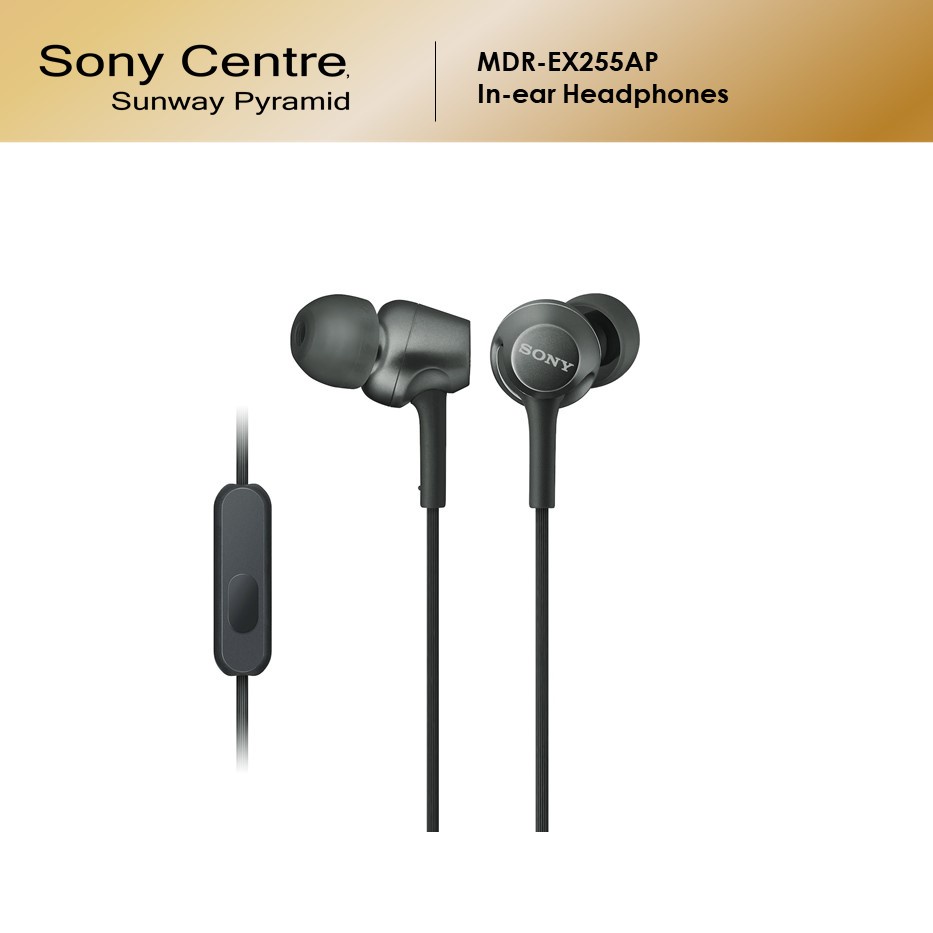 Sony MDR-EX255AP In-Ear Headphones | Shopee Malaysia