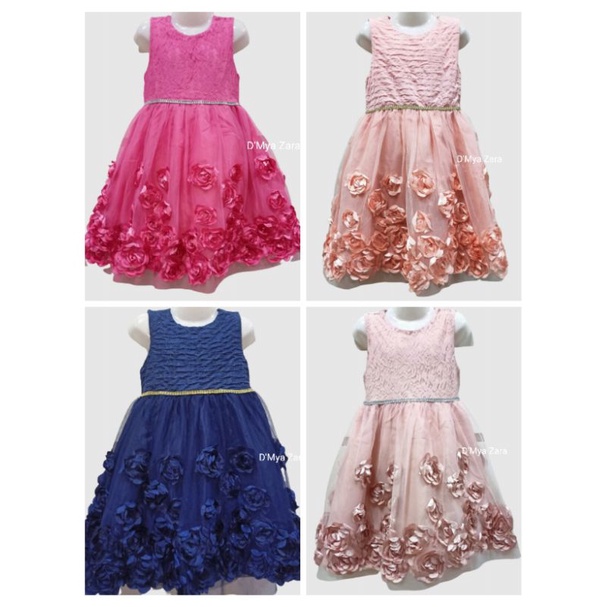 Nannette Kids Girl Dress | Baju Raya Kanak-kanak | Dress ala-ala ...