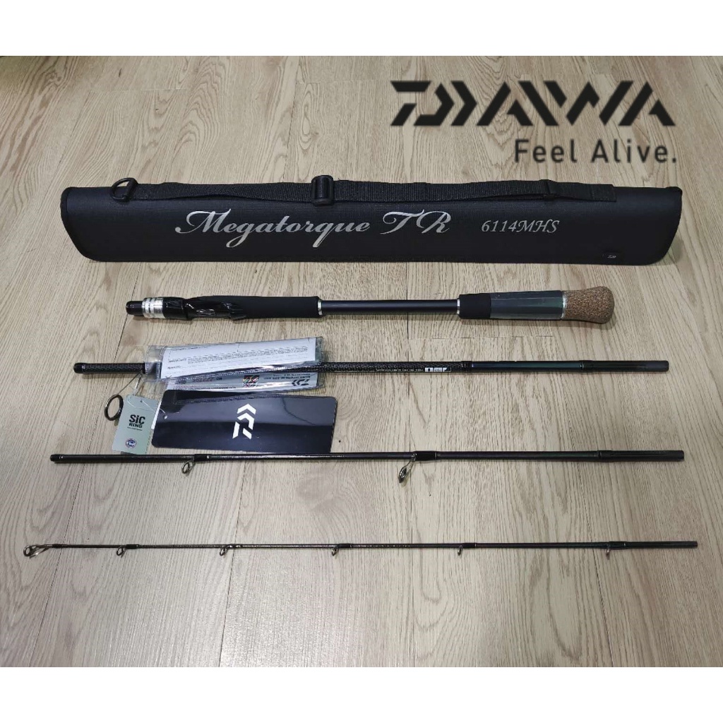 2022 DAIWA fishing rod DAIWA MEGATORQUE TR 6114MHS Travel Fishing Rod With 1 Year Local Warranty ...