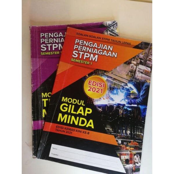 MODUL GILAP MINDA PENGAJIAN PERNIAGAAN SEM 1 (PRELOVED) | Shopee Malaysia