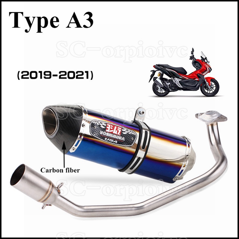 XADV150 X-ADV150 Motorcycle Full Exhaust system Yoshimura Escape Moto Modified Muffler Slip on ...