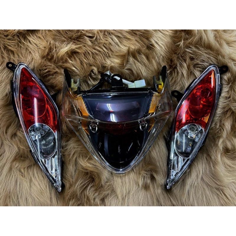 Original Yamaha LC135 V1 Front Signal Exciter135 Signal Depan 1S9-H3310/3220 Tail Lamp Vietnam ...