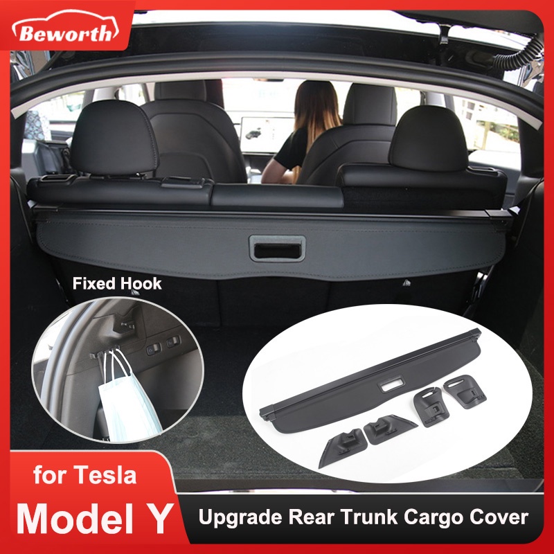for Tesla Model Y Trunk Cargo Cover Rear Rack MY Privacy Security ...