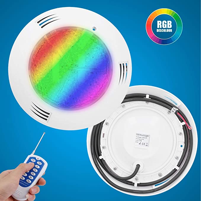 300LED RGB Pool Light AC12V 30W Remote Colorful Underwater Landscape ...
