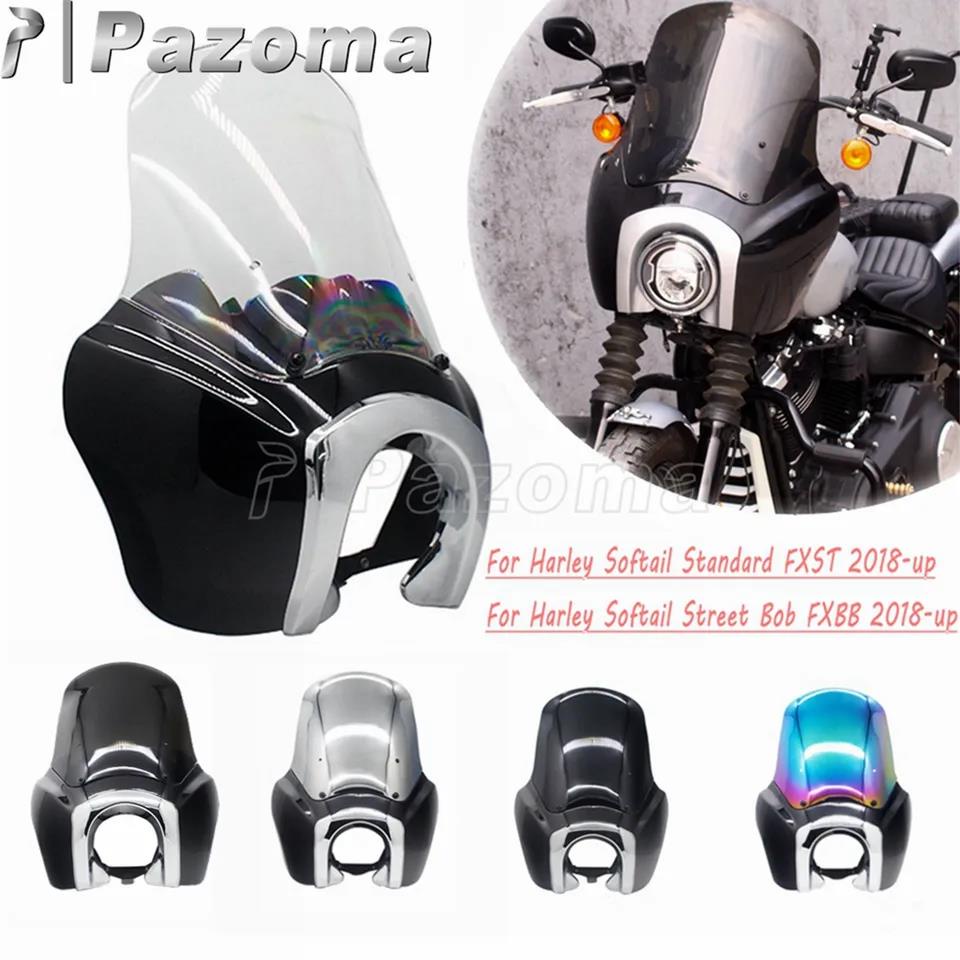 Motorcycle Windshield Headlight Cover 5.75 inch Headlamp Cowl Fairing ...