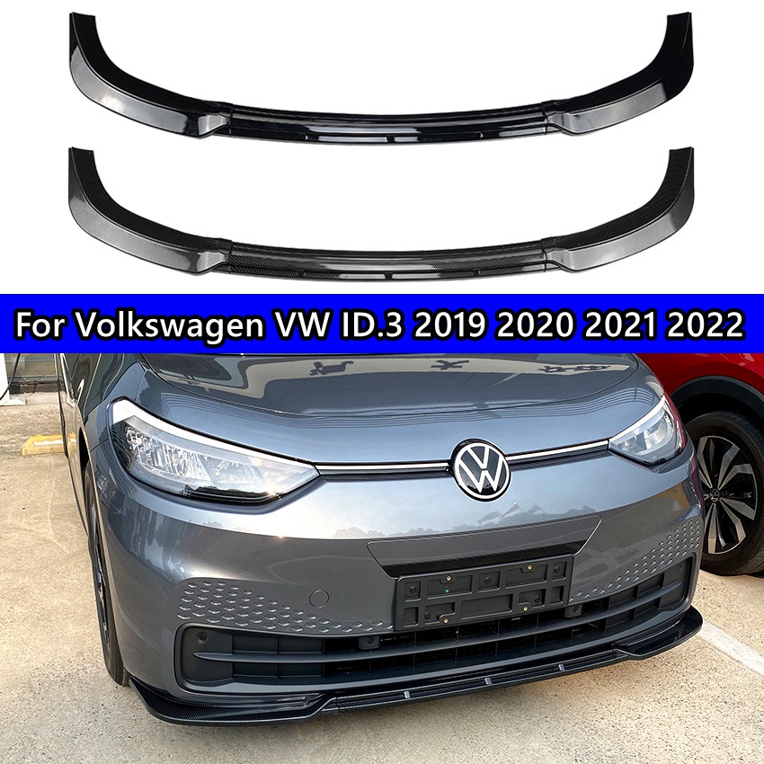 For Volkswagen VW ID.3 Car Front Bumper Splitter Lip Spoiler Diffuser ...