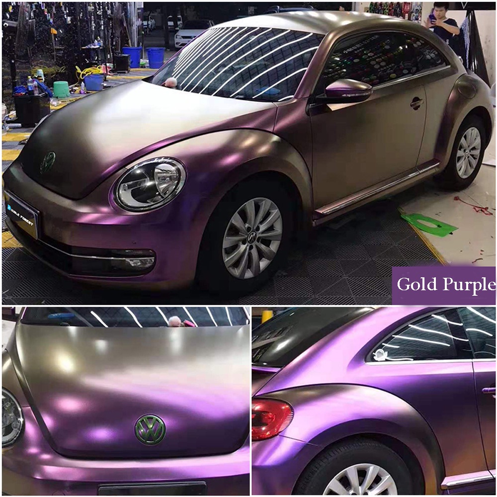 10Mx1.52M Matte Film Glitter Chameleon Purple Color Change Vinyl ...