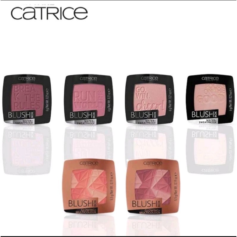 Catrice Cosmetics Blush Box Glowing+Multicolour & Water+Sweatproof ...