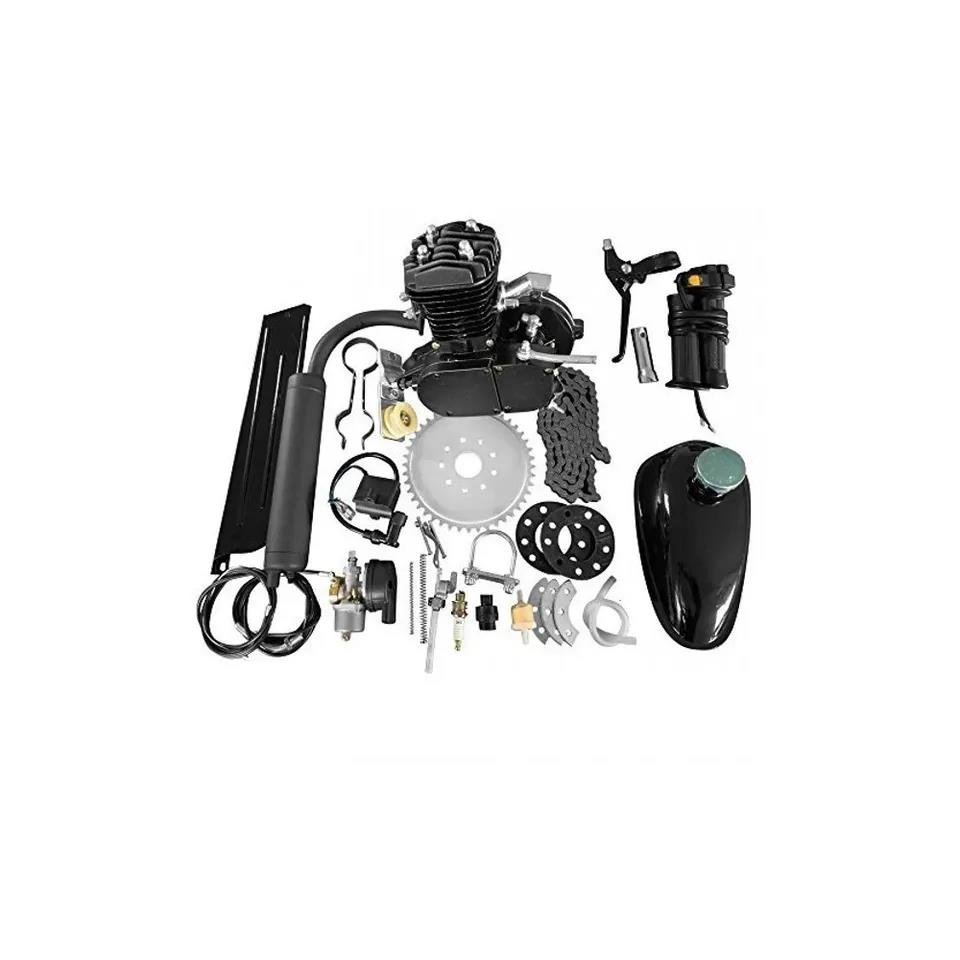 80cc Bicycle Motorcycle 2 Stroke Gasoline Black Engine Kit For Bicycle ...