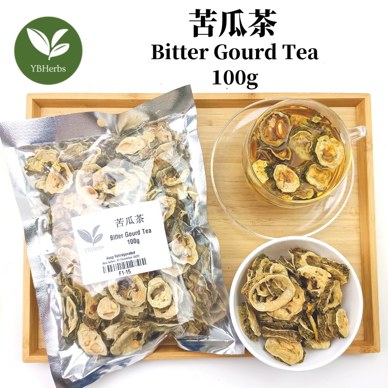 苦瓜干 100g 苦瓜片 天然无添加 降火降三高 Bitter Gourd Tea Teh Peria 花茶 中药材 | Shopee ...