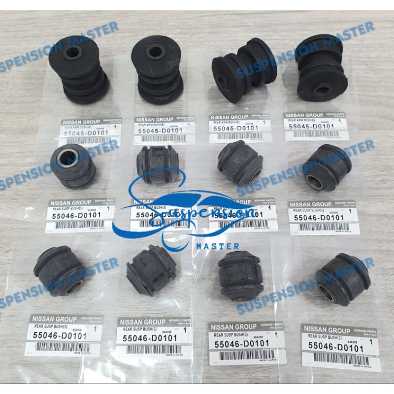 12 IN 1 SET - REAR SUSPENSION ARM BUSH/ REAR TRAILING ARM BUSH/ SET ...