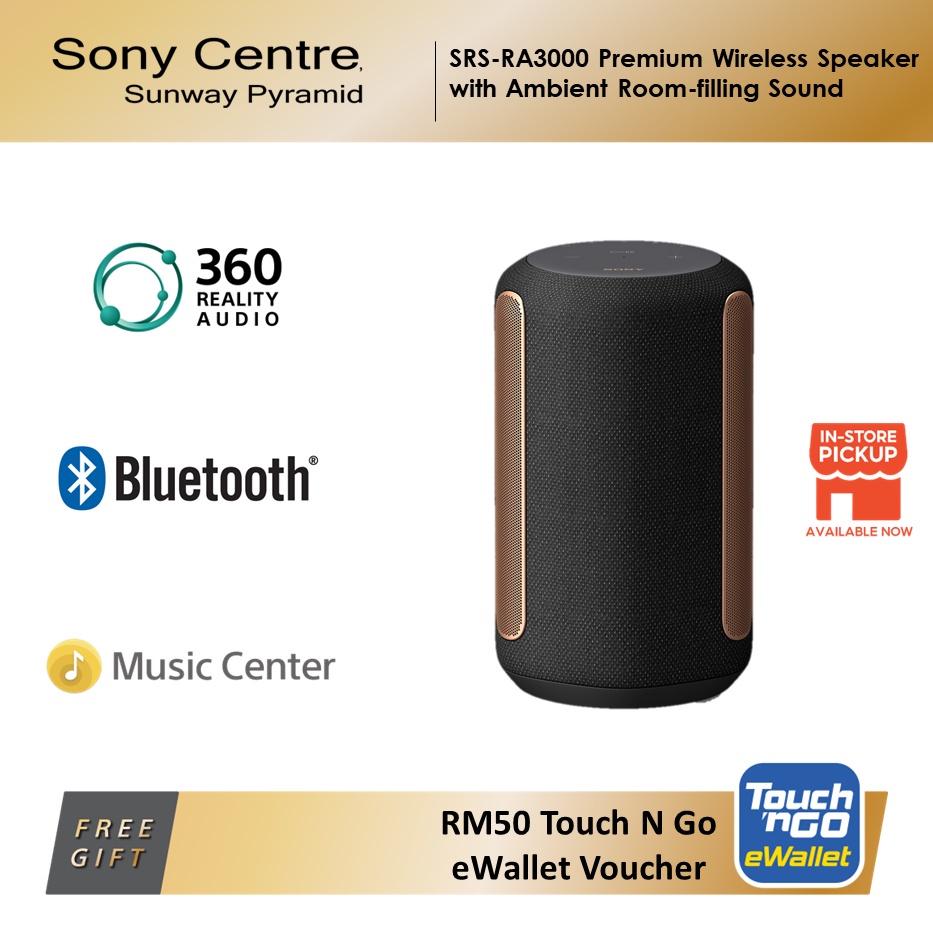 Sony SRS-RA3000 Premium Wireless Speaker with Ambient Room-filling ...