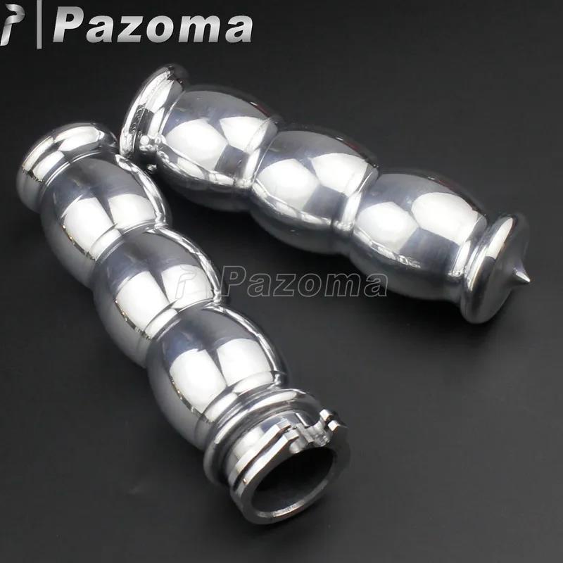 Polish Motorcycle 1" 25mm Handlebar Hand Grips Handle Grip for Harley ...