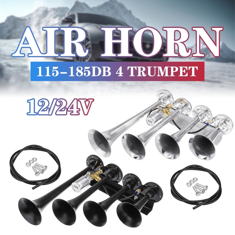 Multi-tone Air Horn 12/24V for Car Vehicle Truck Train Boat motorcycle ...