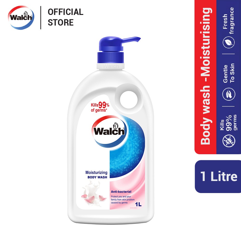 Walch Anti-Bacterial Body Wash Moisturizing (1L) | Shopee Malaysia