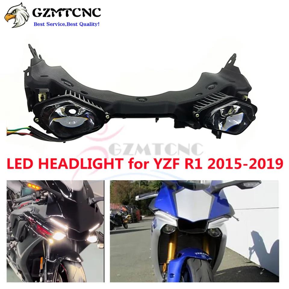For YAMAHA 2015-2019 R1M R1S YZF-R1 Headlight Front Headlamp Assembly ...