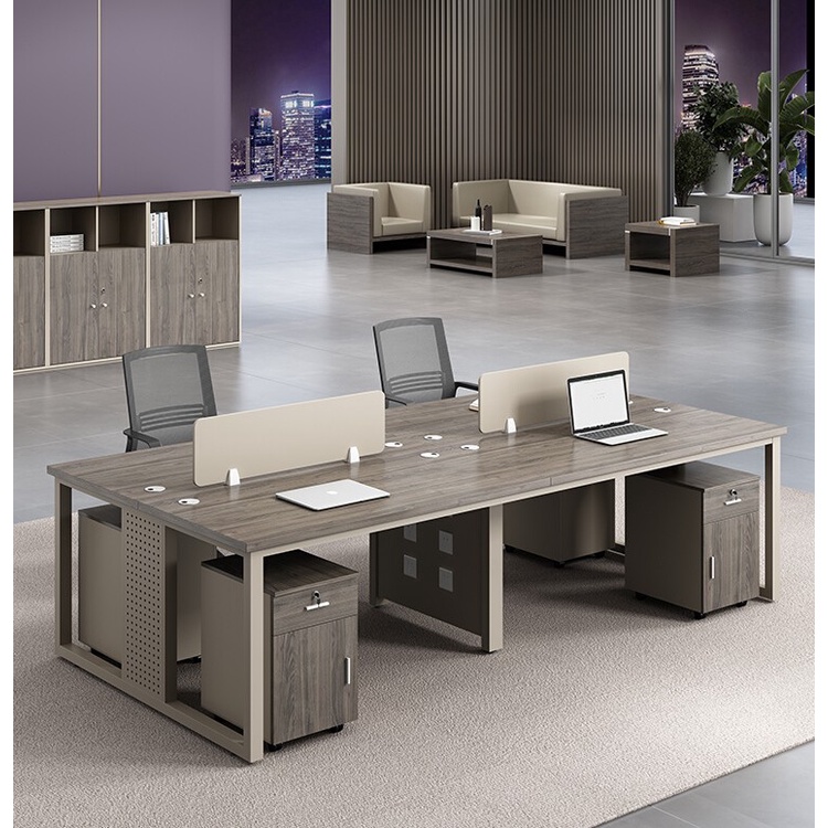 Company staff desk, 4-seater, 6-person desk, staff desk office desk ...