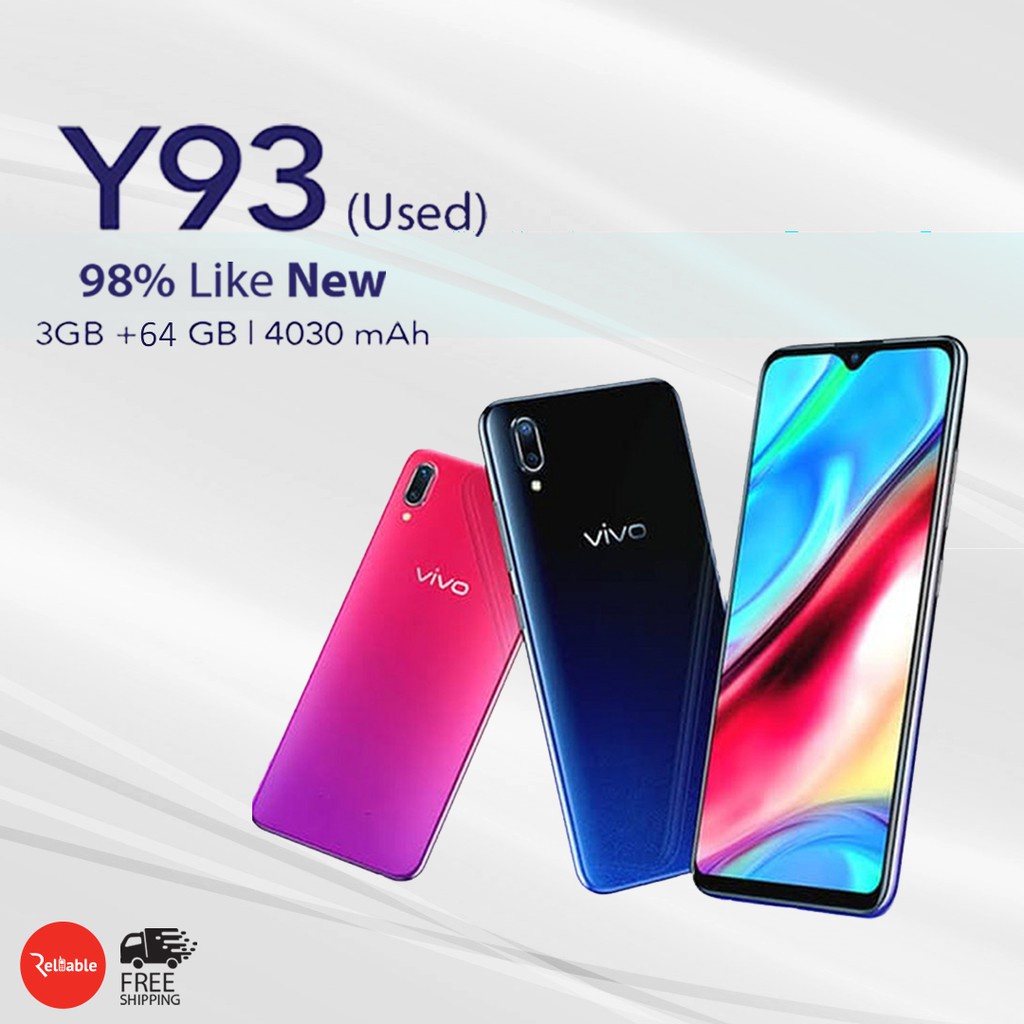 Vivo Y93 4GB+128GB (Used) | Shopee Malaysia
